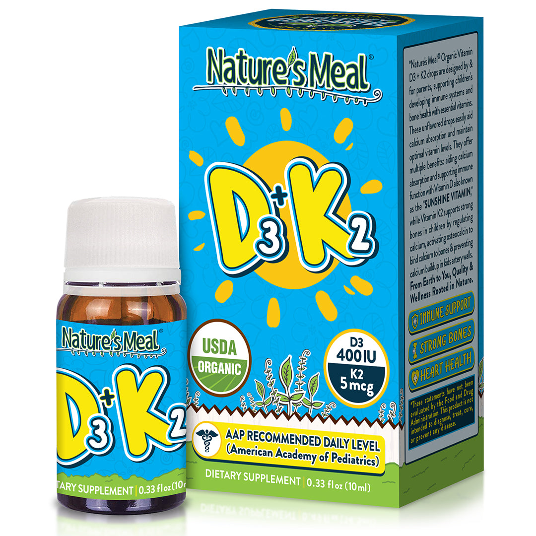 Organic Vitamin D3 + K2 – Nature's Meal